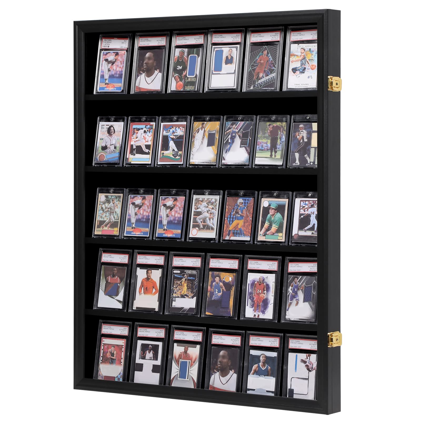 Cadre / présentoir / vitrine murale pour 35 cartes gradées [précommand ...